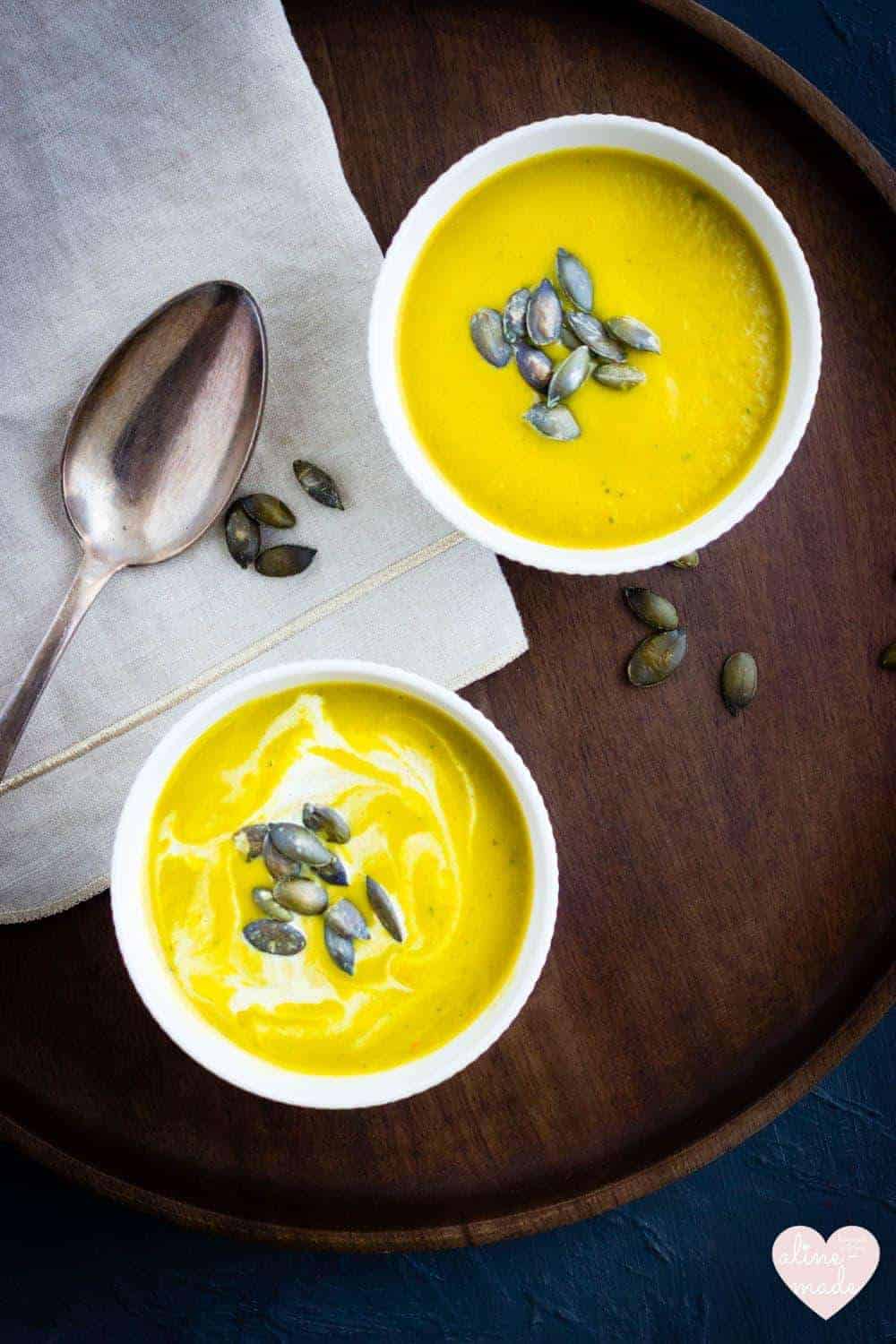 Best Pumpkin & Ginger Soup | Aline Made