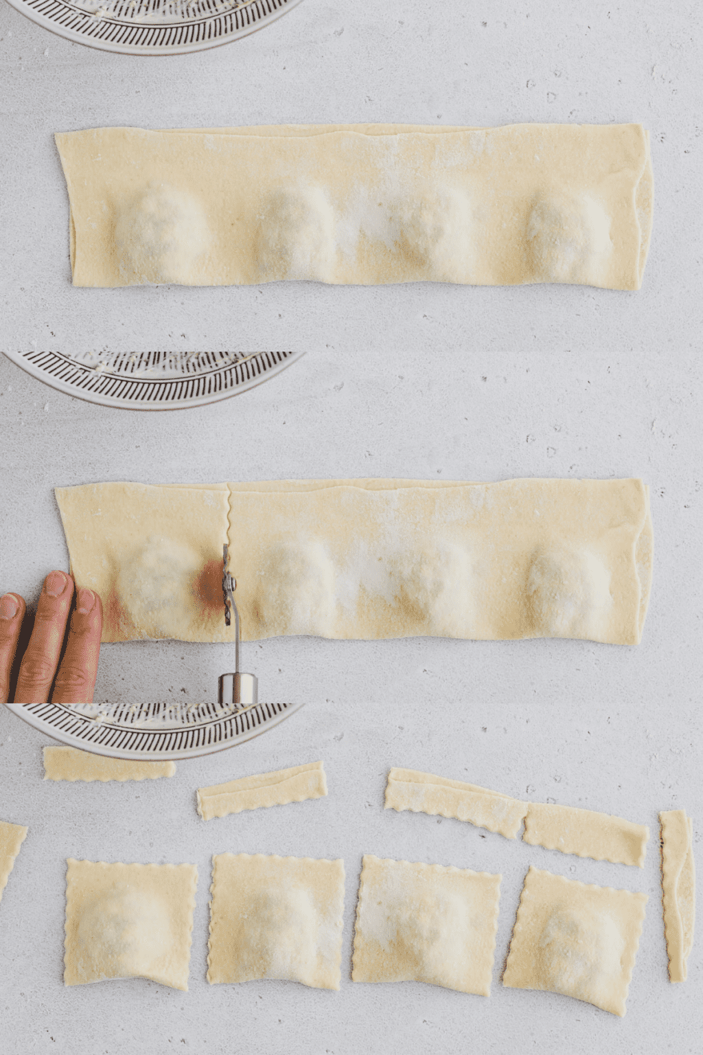 Spinach Ricotta Ravioli (with vegan option) Recipe | Aline Made