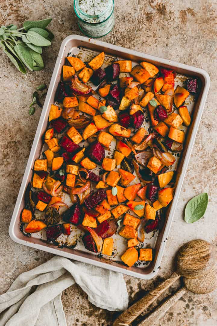 Roasted Fall Vegetables | Aline Made